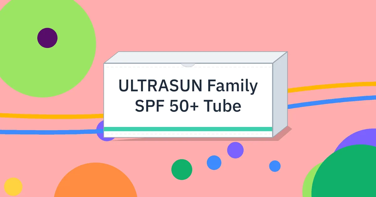 Symbolbild: Packung mit der Aufschrift ULTRASUN Family SPF 50+ Tube (PZN 20179840) – Verfügbarkeit und Bezug in Apotheken in Frankfurt am Main