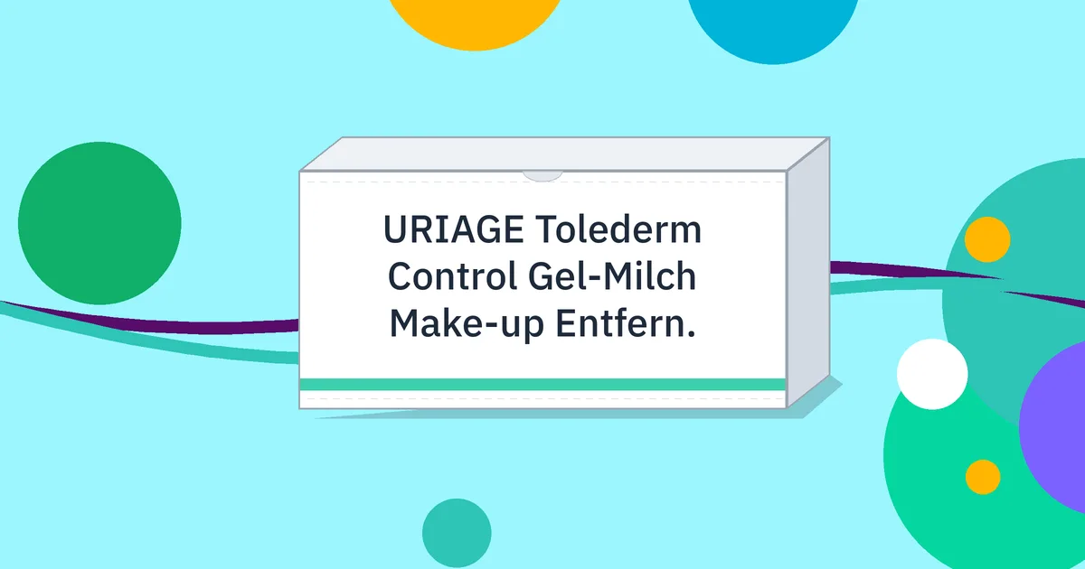 Symbolbild: Packung mit der Aufschrift URIAGE Tolederm Control Gel-Milch Make-up Entfern. (PZN 18193063) – Verfügbarkeit und Bezug in Apotheken in Frankfurt am Main