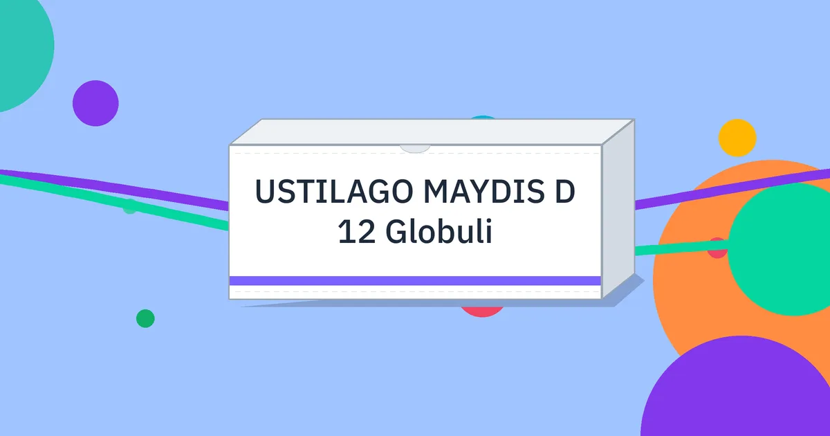 Symbolbild: Packung mit der Aufschrift USTILAGO MAYDIS D 12 Globuli (PZN 00002068) – Verfügbarkeit und Bezug in Apotheken in Frankfurt am Main