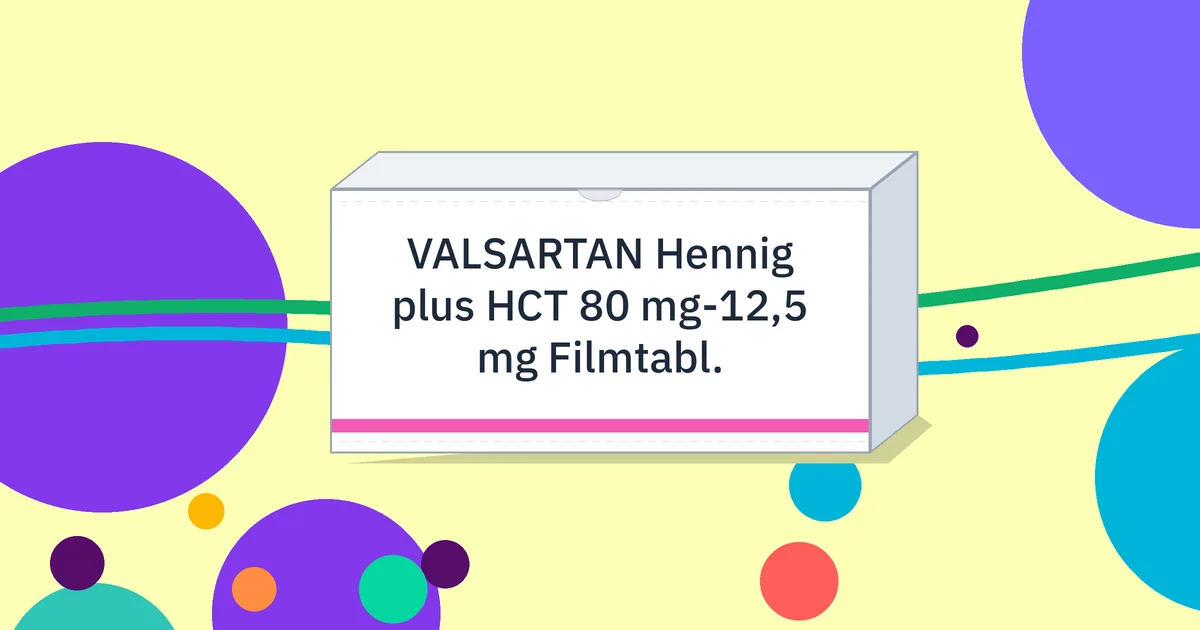 Symbolbild: Packung mit der Aufschrift VALSARTAN Hennig plus HCT 80 mg-12,5 mg Filmtabl. (PZN 09067359) – Verfügbarkeit und Bezug in Apotheken in Frankfurt am Main
