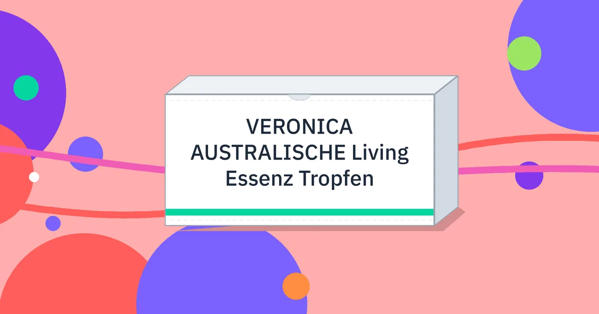 Symbolbild: Packung mit der Aufschrift VERONICA AUSTRALISCHE Living Essenz Tropfen (PZN 05011296) – Verfügbarkeit und Bezug in Apotheken in Frankfurt am Main