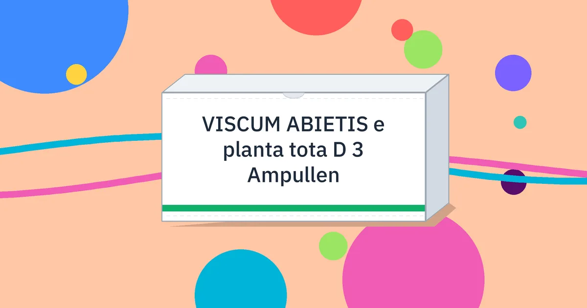 Symbolbild: Packung mit der Aufschrift VISCUM ABIETIS e planta tota D 3 Ampullen (PZN 03795069) – Verfügbarkeit und Bezug in Apotheken in Frankfurt am Main