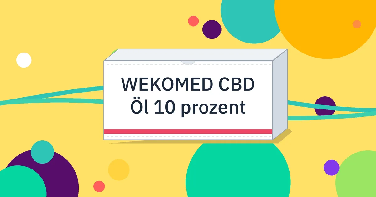 Symbolbild: Packung mit der Aufschrift WEKOMED CBD Öl 10 prozent (PZN 16537417) – Verfügbarkeit und Bezug in Apotheken in Frankfurt am Main