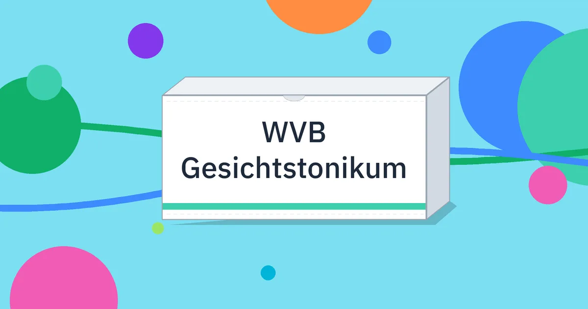Symbolbild: Packung mit der Aufschrift WVB Gesichtstonikum (PZN 19926852) – Verfügbarkeit und Bezug in Apotheken in Frankfurt am Main