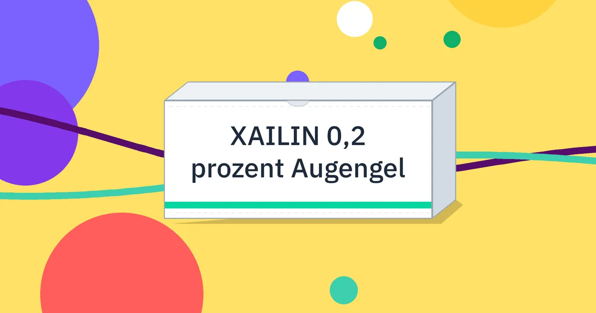 Symbolbild: Packung mit der Aufschrift XAILIN 0,2 prozent Augengel (PZN 17532391) – Verfügbarkeit und Bezug in Apotheken in Frankfurt am Main