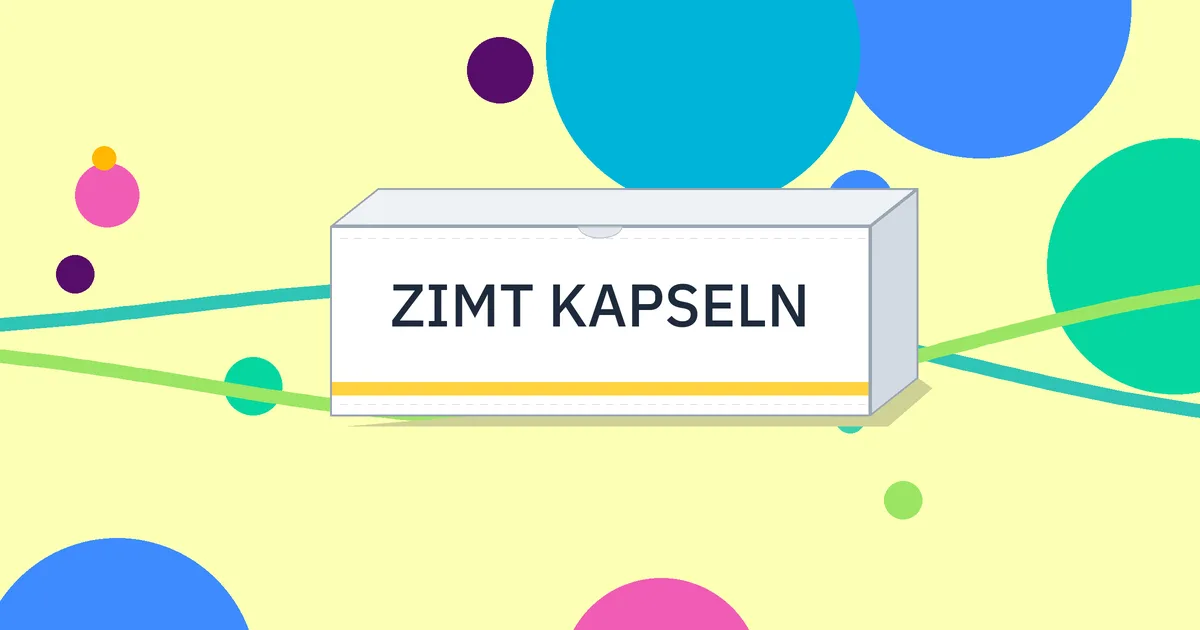 Symbolbild: Packung mit der Aufschrift ZIMT KAPSELN (PZN 18459064) – Verfügbarkeit und Bezug in Apotheken in Frankfurt am Main