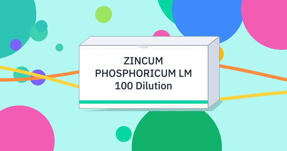 Symbolbild: Packung mit der Aufschrift ZINCUM PHOSPHORICUM LM 100 Dilution (PZN 13297929) – Verfügbarkeit und Bezug in Apotheken in Frankfurt am Main