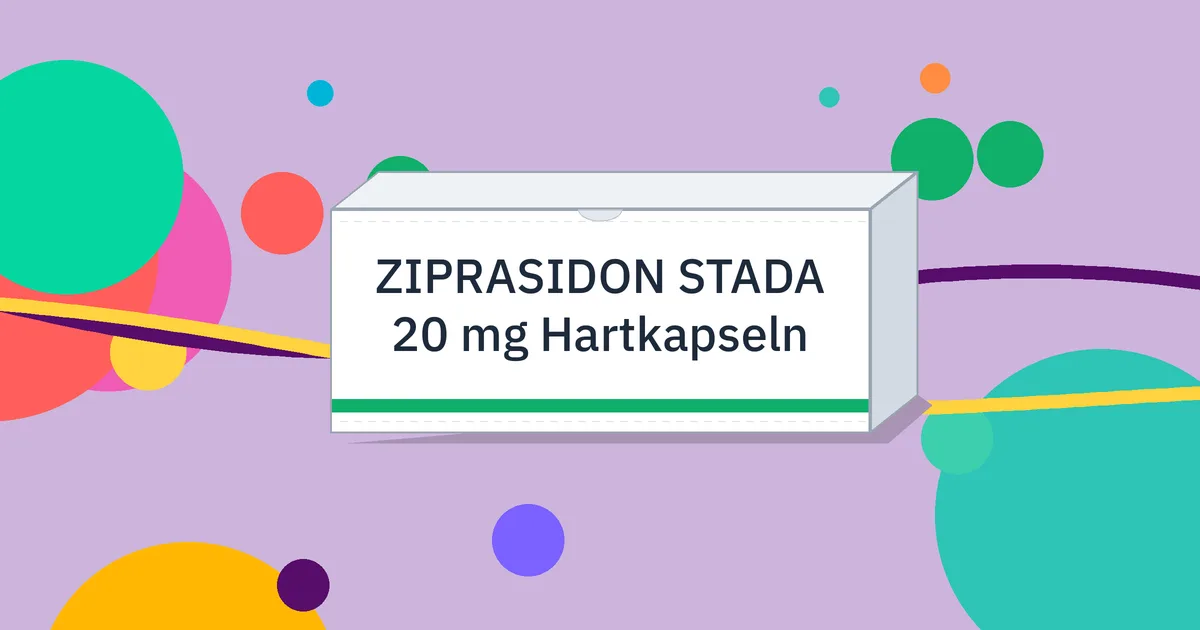 Symbolbild: Packung mit der Aufschrift ZIPRASIDON STADA 20 mg Hartkapseln (PZN 01869562) – Verfügbarkeit und Bezug in Apotheken in Frankfurt am Main