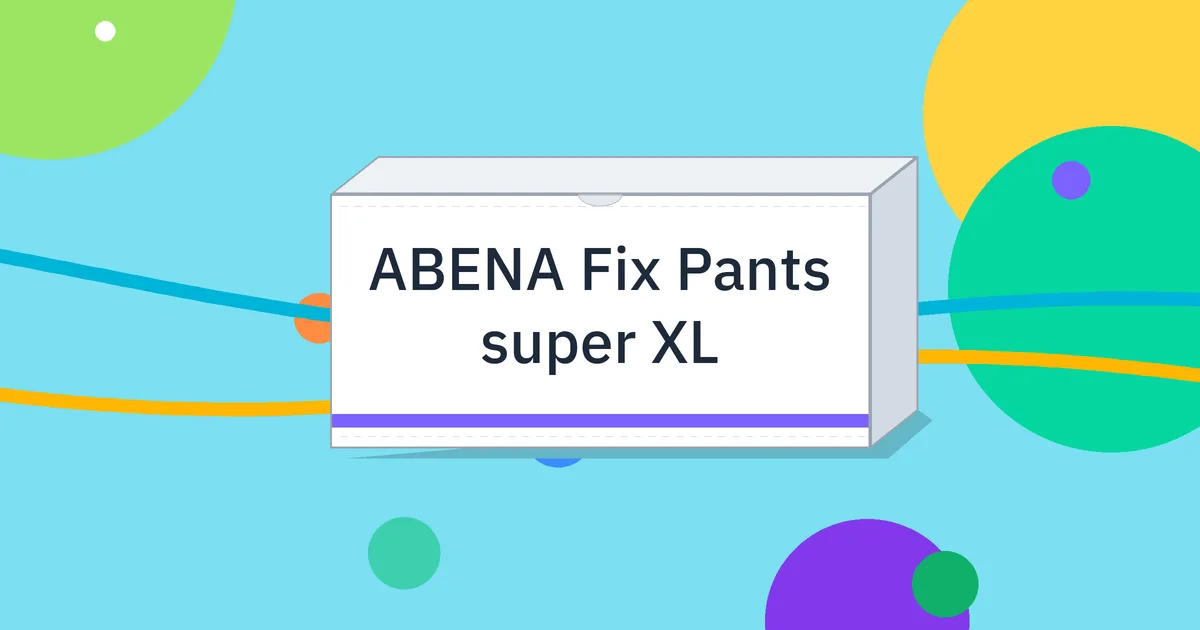 Symbolbild: Packung mit der Aufschrift ABENA Fix Pants super XL (PZN 18161726) – Verfügbarkeit und Bezug in Apotheken in Frankfurt am Main