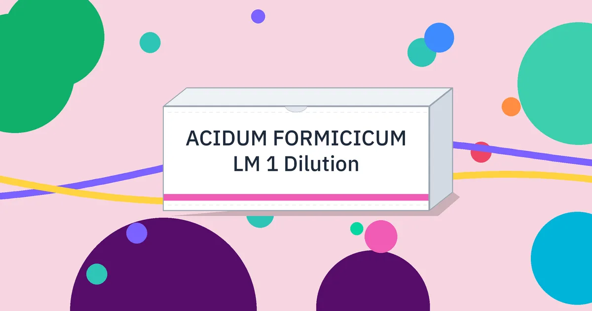 Symbolbild: Packung mit der Aufschrift ACIDUM FORMICICUM LM 1 Dilution (PZN 12751763) – Verfügbarkeit und Bezug in Apotheken in Frankfurt am Main