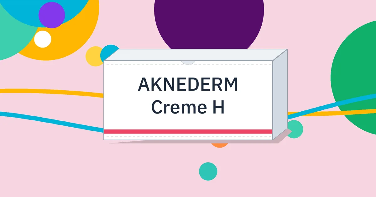 Symbolbild: Packung mit der Aufschrift AKNEDERM Creme H (PZN 17212255) – Verfügbarkeit und Bezug in Apotheken in Frankfurt am Main