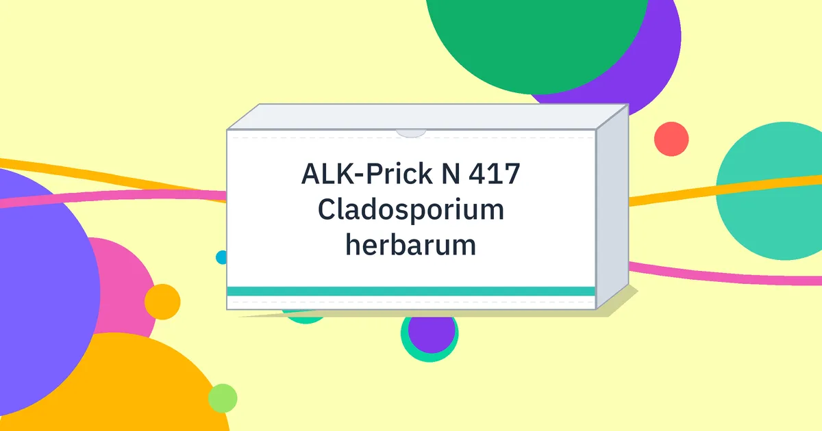 Symbolbild: Packung mit der Aufschrift ALK-Prick N 417 Cladosporium herbarum (PZN 02519752) – Verfügbarkeit und Bezug in Apotheken in Frankfurt am Main