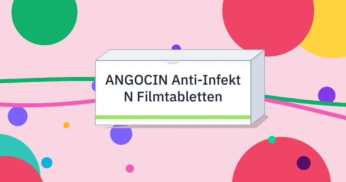 Symbolbild: Packung mit der Aufschrift ANGOCIN Anti-Infekt N Filmtabletten (PZN 20113522) – Verfügbarkeit und Bezug in Apotheken in Frankfurt am Main