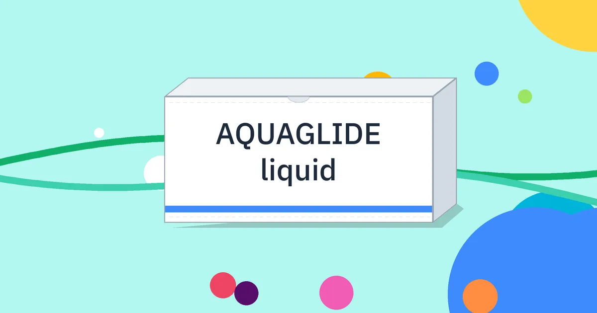 Symbolbild: Packung mit der Aufschrift AQUAGLIDE liquid (PZN 14413450) – Verfügbarkeit und Bezug in Apotheken in Frankfurt am Main