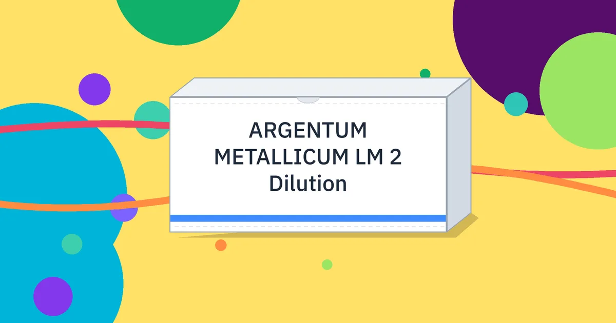 Symbolbild: Packung mit der Aufschrift ARGENTUM METALLICUM LM 2 Dilution (PZN 12767706) – Verfügbarkeit und Bezug in Apotheken in Frankfurt am Main