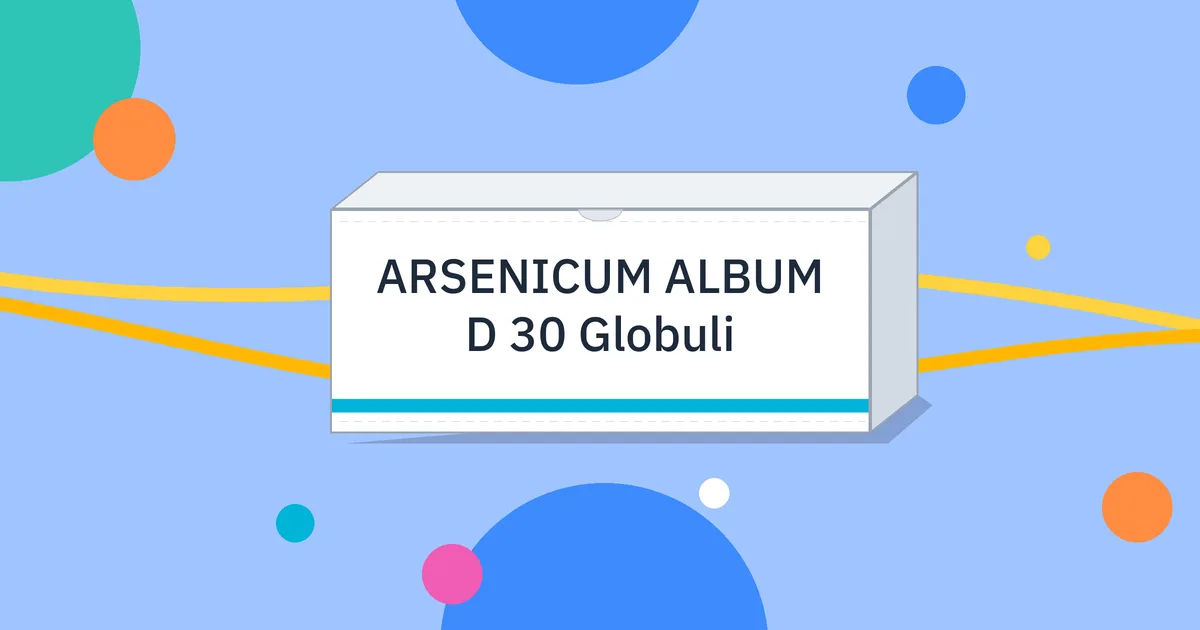 Symbolbild: Packung mit der Aufschrift ARSENICUM ALBUM D 30 Globuli (PZN 08784001) – Verfügbarkeit und Bezug in Apotheken in Frankfurt am Main