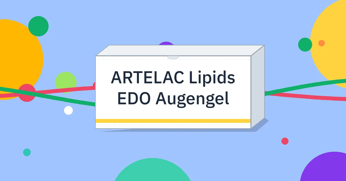 Symbolbild: Packung mit der Aufschrift ARTELAC Lipids EDO Augengel (PZN 07707091) – Verfügbarkeit und Bezug in Apotheken in Frankfurt am Main