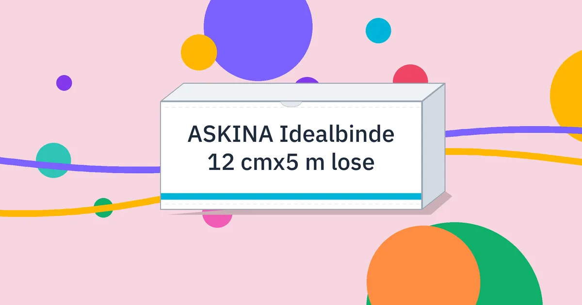 Symbolbild: Packung mit der Aufschrift ASKINA Idealbinde 12 cmx5 m lose (PZN 15734794) – Verfügbarkeit und Bezug in Apotheken in Frankfurt am Main