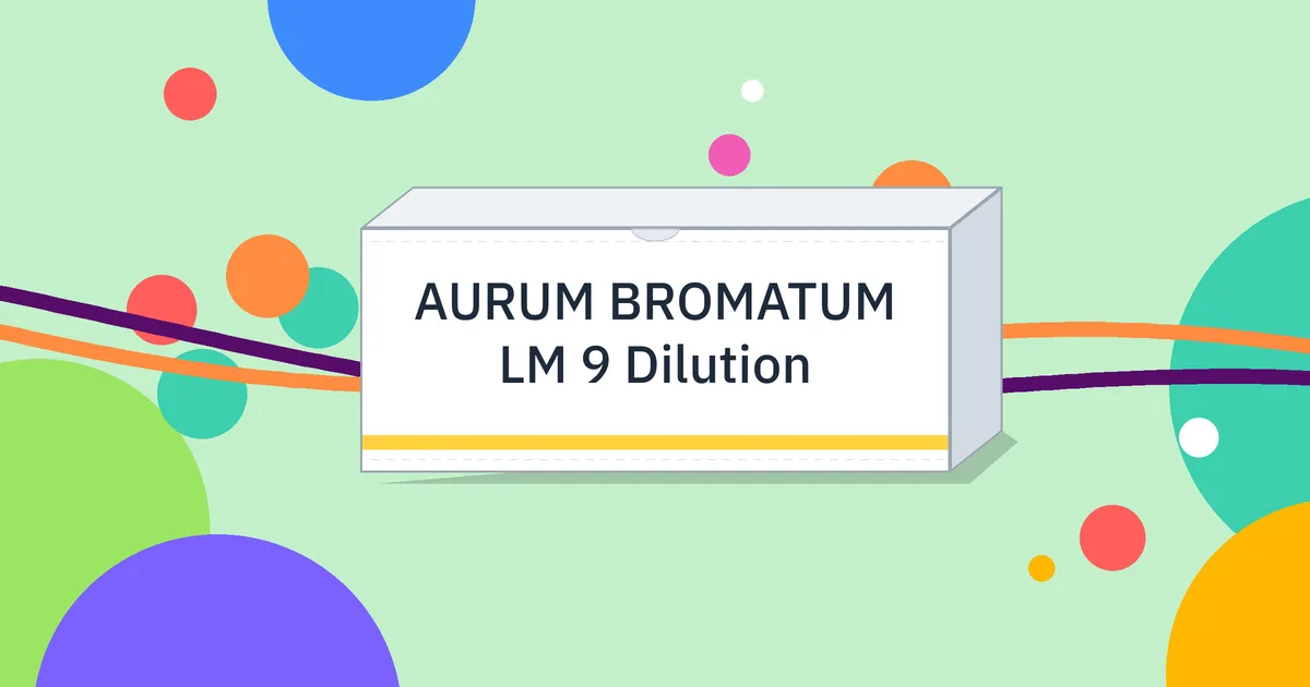 Symbolbild: Packung mit der Aufschrift AURUM BROMATUM LM 9 Dilution (PZN 12783734) – Verfügbarkeit und Bezug in Apotheken in Frankfurt am Main