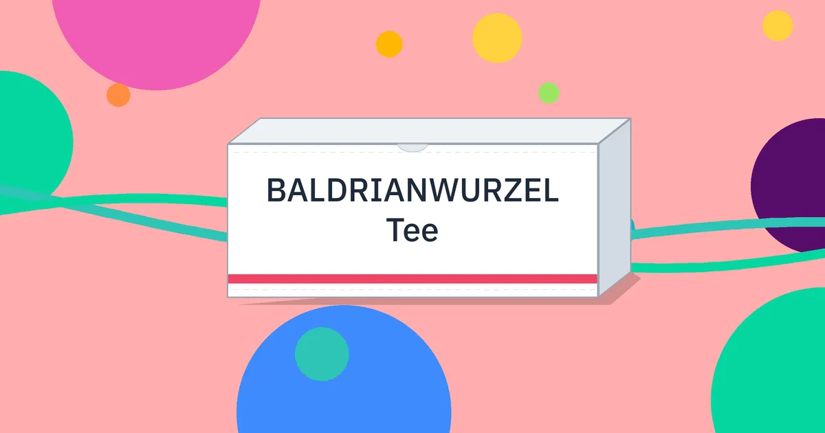 Symbolbild: Packung mit der Aufschrift BALDRIANWURZEL Tee (PZN 05466714) – Verfügbarkeit und Bezug in Apotheken in Frankfurt am Main