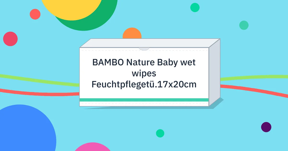 Symbolbild: Packung mit der Aufschrift BAMBO Nature Baby wet wipes Feuchtpflegetü.17x20cm (PZN 15816925) – Verfügbarkeit und Bezug in Apotheken in Frankfurt am Main