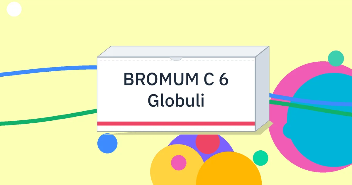 Symbolbild: Packung mit der Aufschrift BROMUM C 6 Globuli (PZN 00000359) – Verfügbarkeit und Bezug in Apotheken in Frankfurt am Main