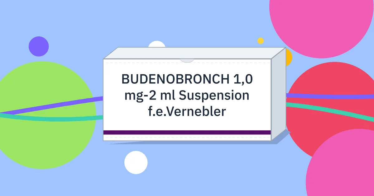 Symbolbild: Packung mit der Aufschrift BUDENOBRONCH 1,0 mg-2 ml Suspension f.e.Vernebler (PZN 03523508) – Verfügbarkeit und Bezug in Apotheken in Frankfurt am Main