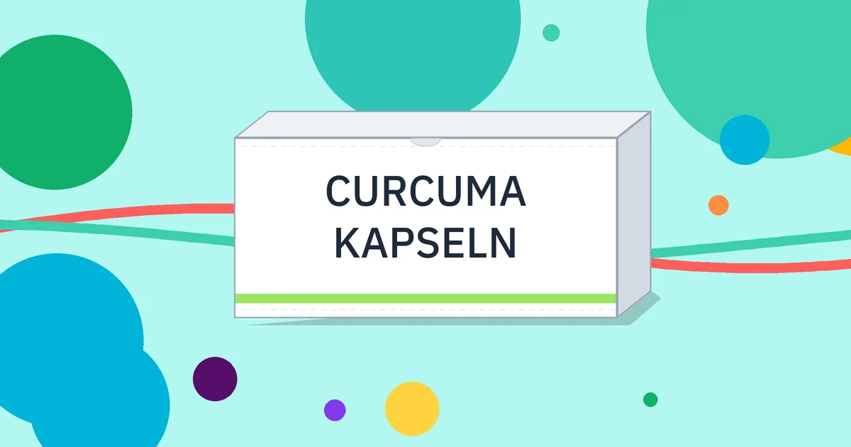Symbolbild: Packung mit der Aufschrift CURCUMA KAPSELN (PZN 09539108) – Verfügbarkeit und Bezug in Apotheken in Frankfurt am Main
