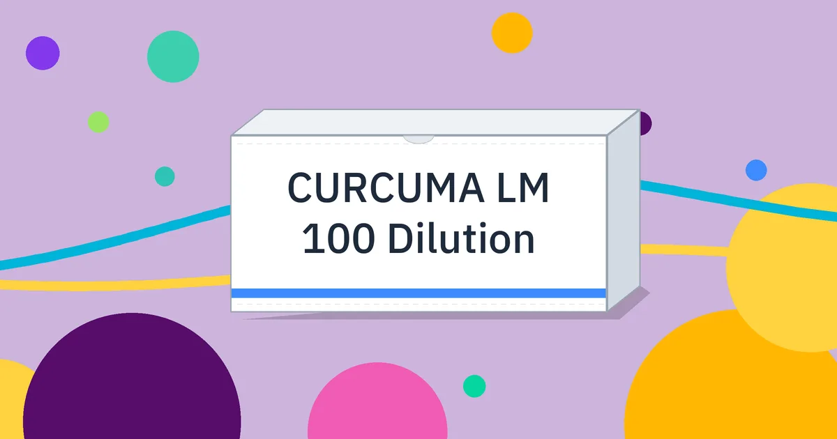 Symbolbild: Packung mit der Aufschrift CURCUMA LM 100 Dilution (PZN 12840254) – Verfügbarkeit und Bezug in Apotheken in Frankfurt am Main