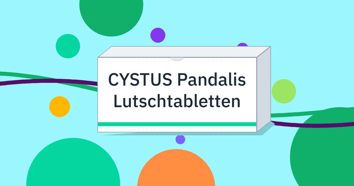 Symbolbild: Packung mit der Aufschrift CYSTUS Pandalis Lutschtabletten (PZN 11279005) – Verfügbarkeit und Bezug in Apotheken in Frankfurt am Main