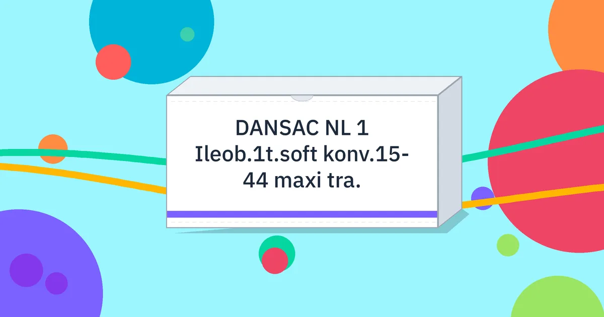 Symbolbild: Packung mit der Aufschrift DANSAC NL 1 Ileob.1t.soft konv.15-44 maxi tra. (PZN 11645444) – Verfügbarkeit und Bezug in Apotheken in Frankfurt am Main