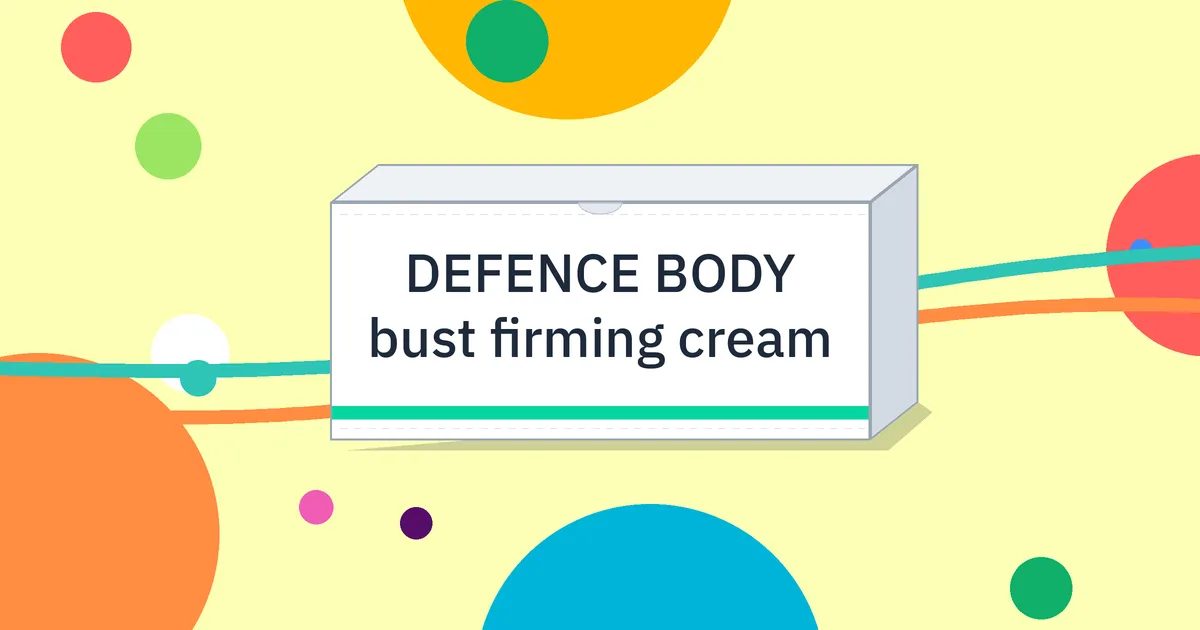 Symbolbild: Packung mit der Aufschrift DEFENCE BODY bust firming cream (PZN 11892361) – Verfügbarkeit und Bezug in Apotheken in Frankfurt am Main