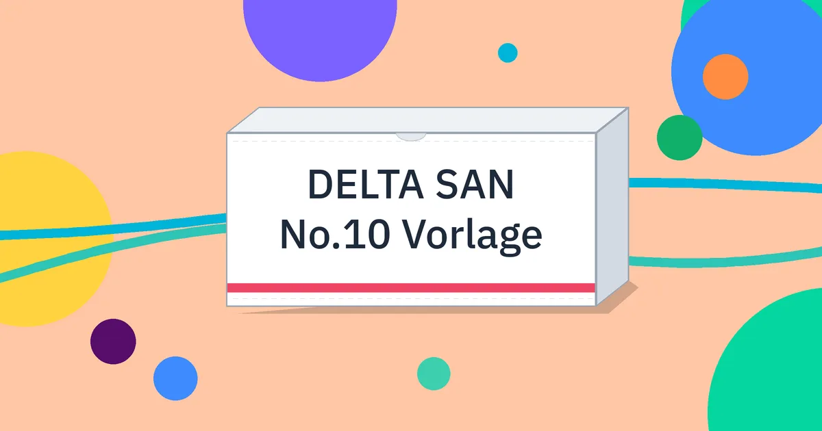 Symbolbild: Packung mit der Aufschrift DELTA SAN No.10 Vorlage (PZN 05949200) – Verfügbarkeit und Bezug in Apotheken in Frankfurt am Main