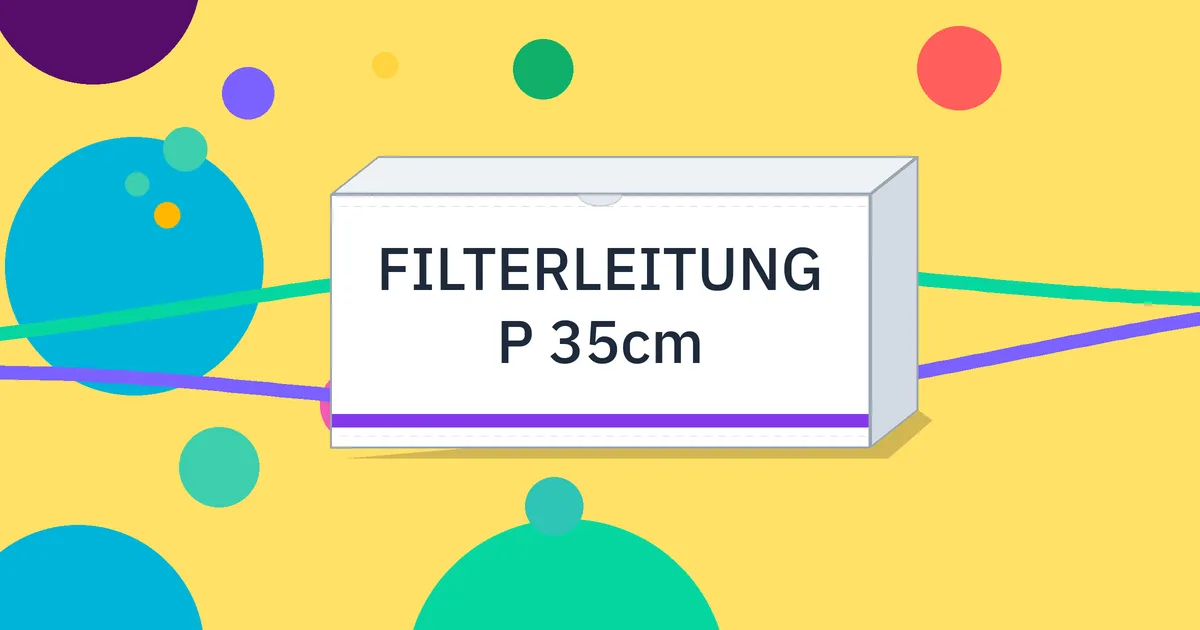 Symbolbild: Packung mit der Aufschrift FILTERLEITUNG P 35cm (PZN 07264452) – Verfügbarkeit und Bezug in Apotheken in Frankfurt am Main