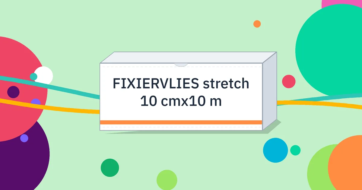Symbolbild: Packung mit der Aufschrift FIXIERVLIES stretch 10 cmx10 m (PZN 13242437) – Verfügbarkeit und Bezug in Apotheken in Frankfurt am Main