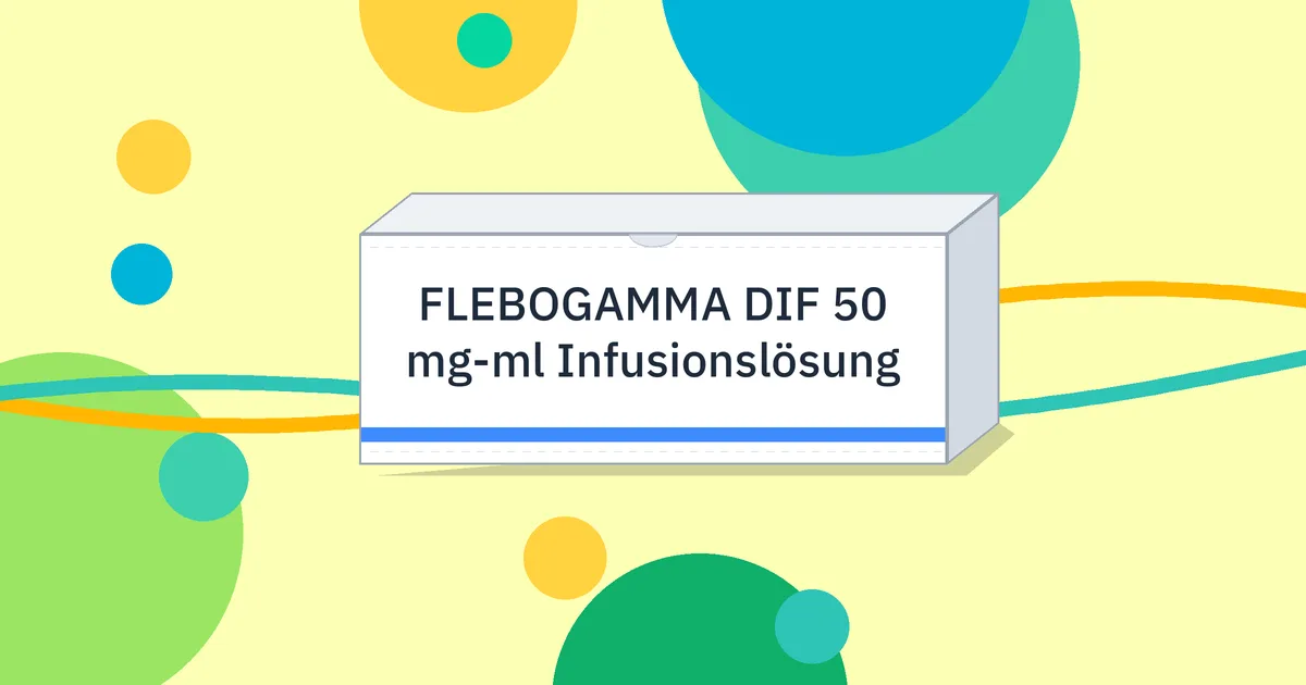 Symbolbild: Packung mit der Aufschrift FLEBOGAMMA DIF 50 mg-ml Infusionslösung (PZN 15619515) – Verfügbarkeit und Bezug in Apotheken in Frankfurt am Main