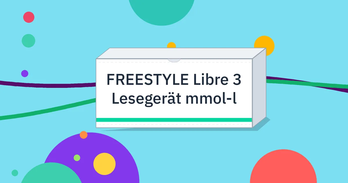 Symbolbild: Packung mit der Aufschrift FREESTYLE Libre 3 Lesegerät mmol-l (PZN 17528952) – Verfügbarkeit und Bezug in Apotheken in Frankfurt am Main