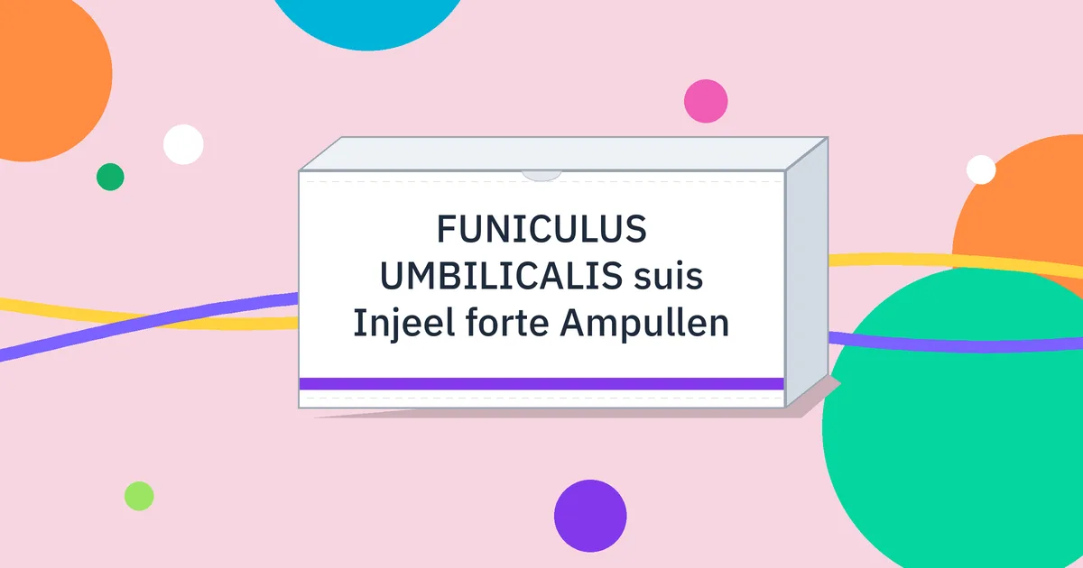 Symbolbild: Packung mit der Aufschrift FUNICULUS UMBILICALIS suis Injeel forte Ampullen (PZN 00401727) – Verfügbarkeit und Bezug in Apotheken in Frankfurt am Main