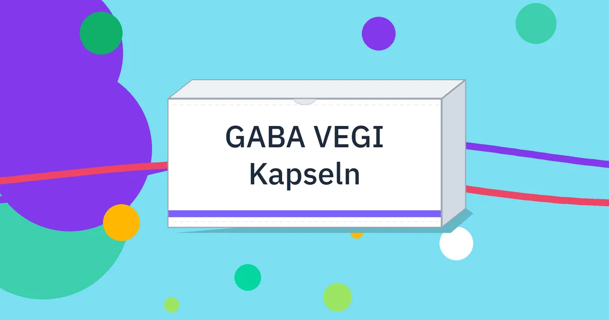 Symbolbild: Packung mit der Aufschrift GABA VEGI Kapseln (PZN 01085010) – Verfügbarkeit und Bezug in Apotheken in Frankfurt am Main