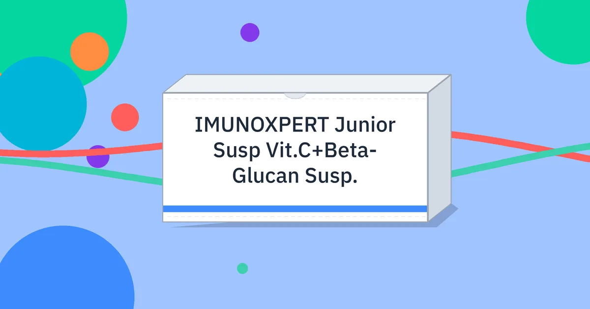 Symbolbild: Packung mit der Aufschrift IMUNOXPERT Junior Susp Vit.C+Beta-Glucan Susp. (PZN 20368564) – Verfügbarkeit und Bezug in Apotheken in Frankfurt am Main