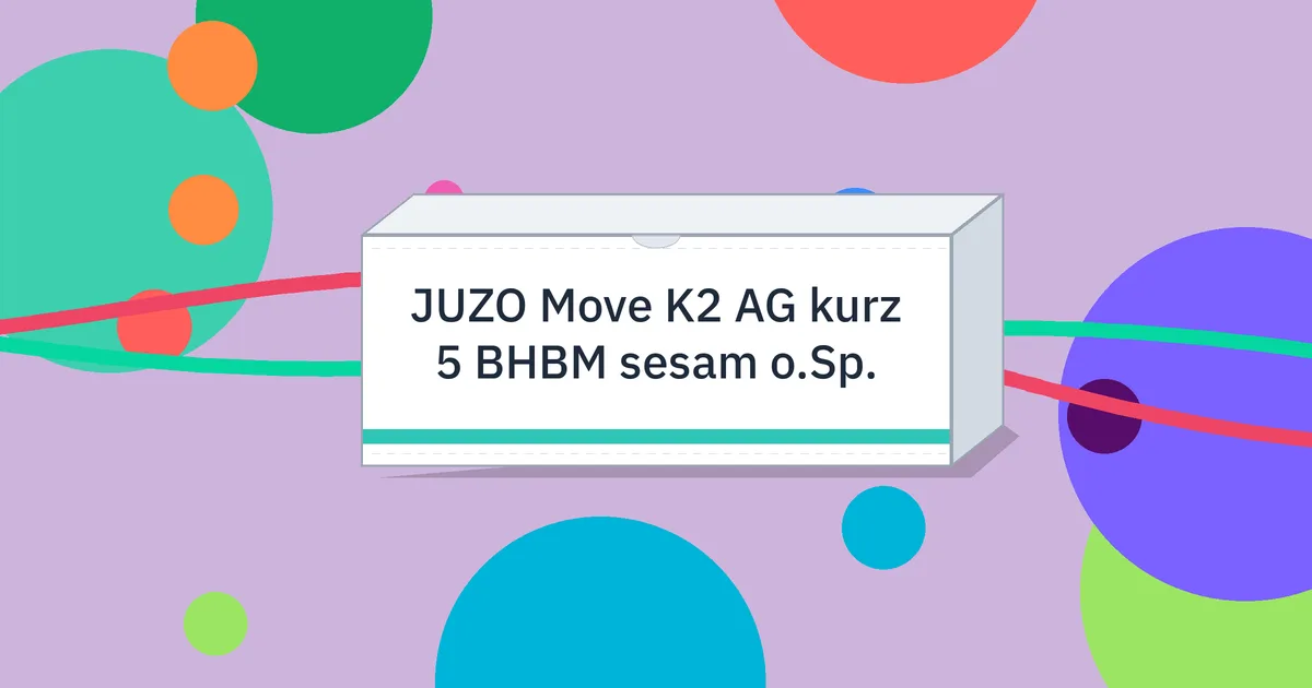 Symbolbild: Packung mit der Aufschrift JUZO Move K2 AG kurz 5 BHBM sesam o.Sp. (PZN 18530655) – Verfügbarkeit und Bezug in Apotheken in Frankfurt am Main