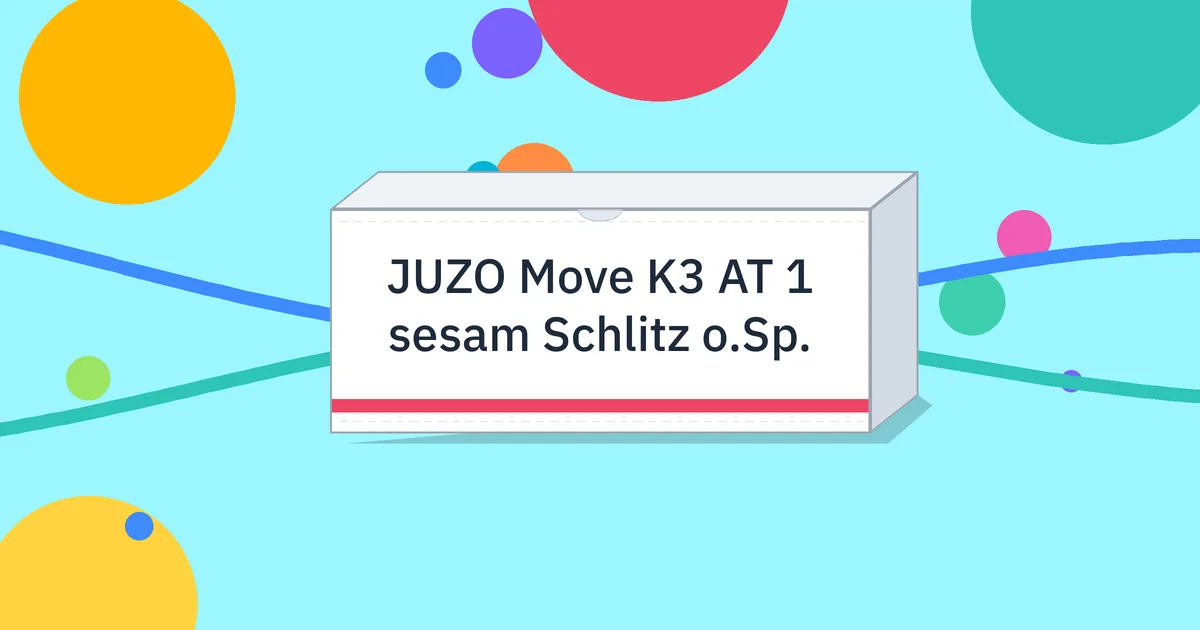 Symbolbild: Packung mit der Aufschrift JUZO Move K3 AT 1 sesam Schlitz o.Sp. (PZN 20679471) – Verfügbarkeit und Bezug in Apotheken in Frankfurt am Main