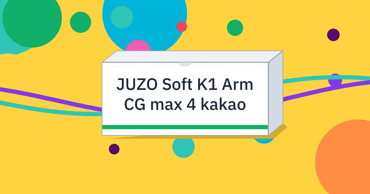 Symbolbild: Packung mit der Aufschrift JUZO Soft K1 Arm CG max 4 kakao (PZN 15510534) – Verfügbarkeit und Bezug in Apotheken in Frankfurt am Main