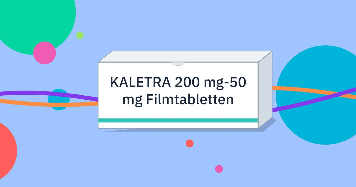 Symbolbild: Packung mit der Aufschrift KALETRA 200 mg-50 mg Filmtabletten (PZN 15612648) – Verfügbarkeit und Bezug in Apotheken in Frankfurt am Main