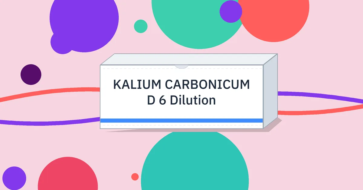 Symbolbild: Packung mit der Aufschrift KALIUM CARBONICUM D 6 Dilution (PZN 01775022) – Verfügbarkeit und Bezug in Apotheken in Frankfurt am Main