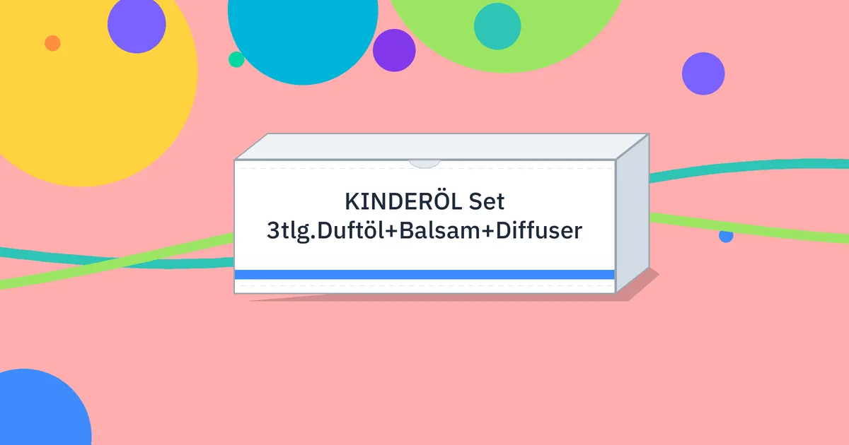Symbolbild: Packung mit der Aufschrift KINDERÖL Set 3tlg.Duftöl+Balsam+Diffuser (PZN 16323604) – Verfügbarkeit und Bezug in Apotheken in Frankfurt am Main