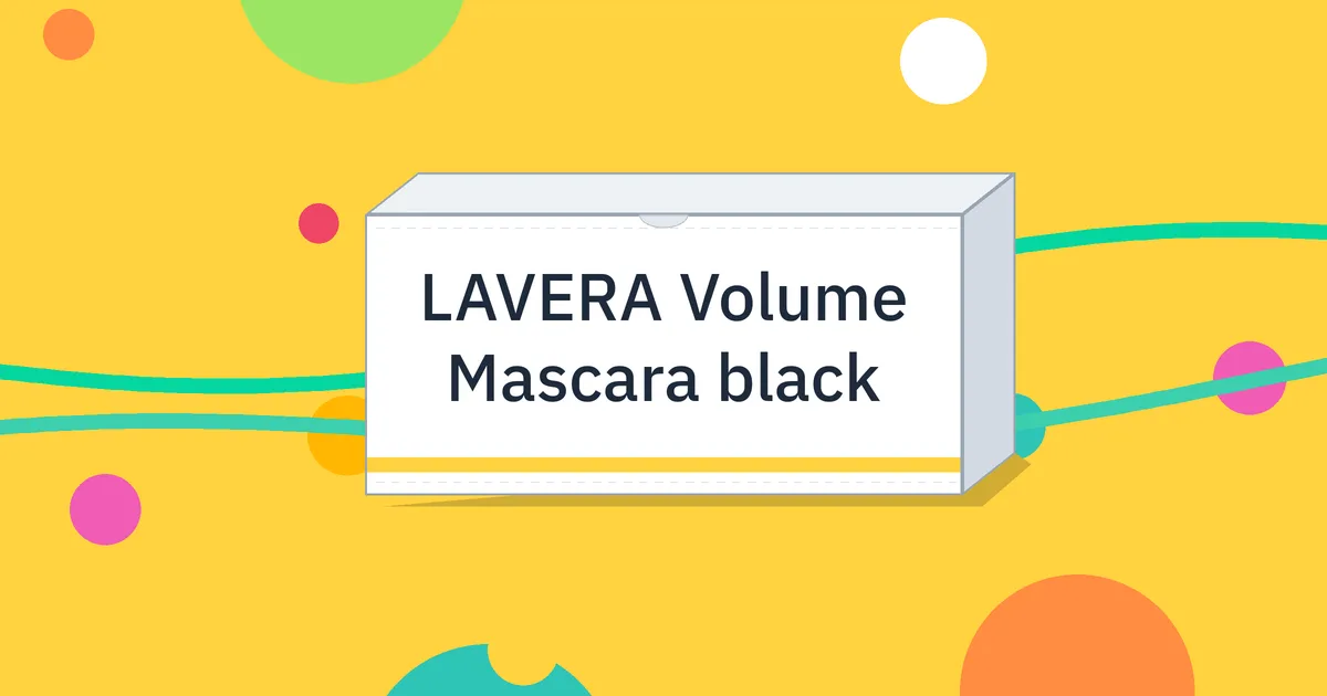 Symbolbild: Packung mit der Aufschrift LAVERA Volume Mascara black (PZN 11145658) – Verfügbarkeit und Bezug in Apotheken in Frankfurt am Main