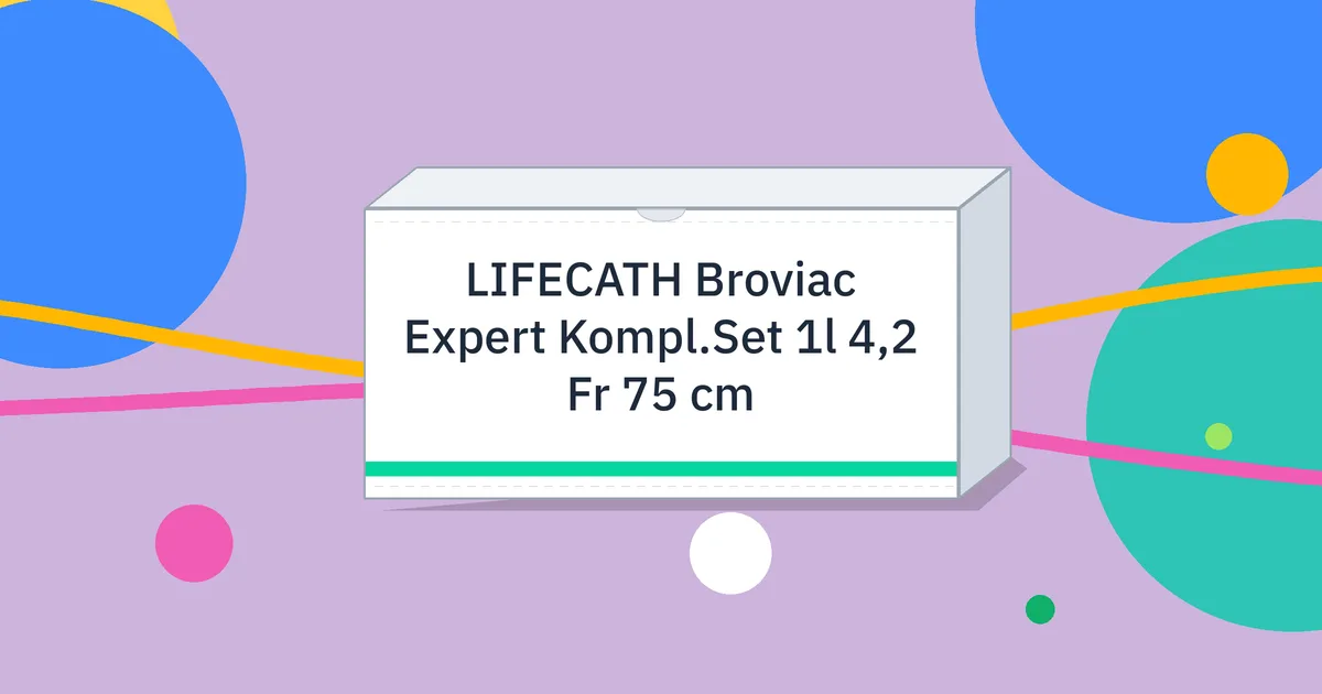 Symbolbild: Packung mit der Aufschrift LIFECATH Broviac Expert Kompl.Set 1l 4,2 Fr 75 cm (PZN 16505937) – Verfügbarkeit und Bezug in Apotheken in Frankfurt am Main