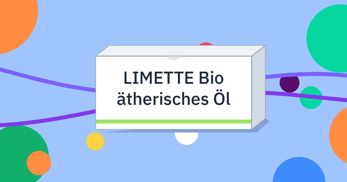 Symbolbild: Packung mit der Aufschrift LIMETTE Bio ätherisches Öl (PZN 04258333) – Verfügbarkeit und Bezug in Apotheken in Frankfurt am Main