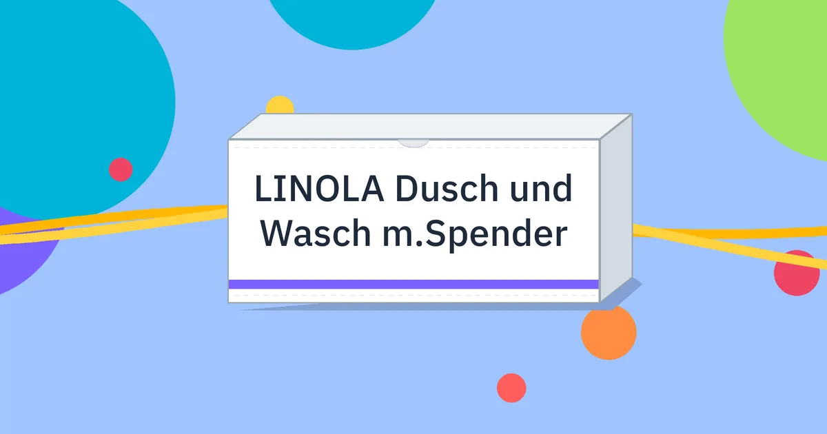 Symbolbild: Packung mit der Aufschrift LINOLA Dusch und Wasch m.Spender (PZN 15607297) – Verfügbarkeit und Bezug in Apotheken in Frankfurt am Main